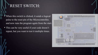 Arduino: On-board components description, IDE and Programming | PPTX