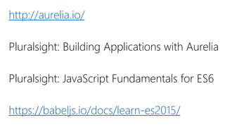 Aurelia the next generation java script framework you will love | PPT