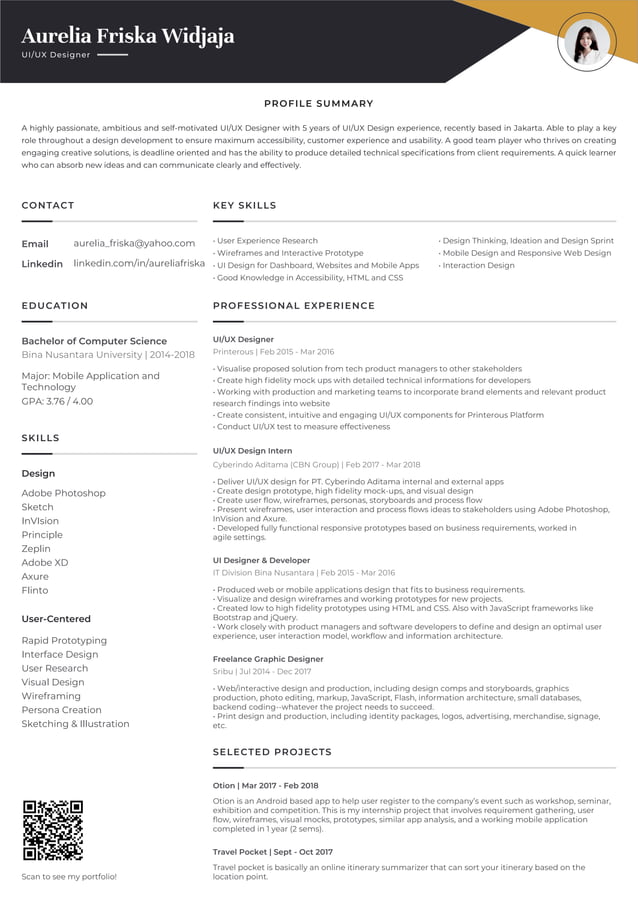 Aurelia Friska Resume | PDF