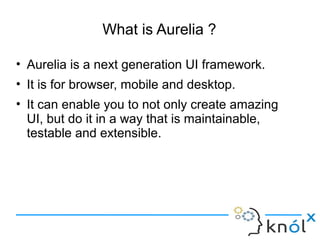 Getting Started With AureliaJs | ODP
