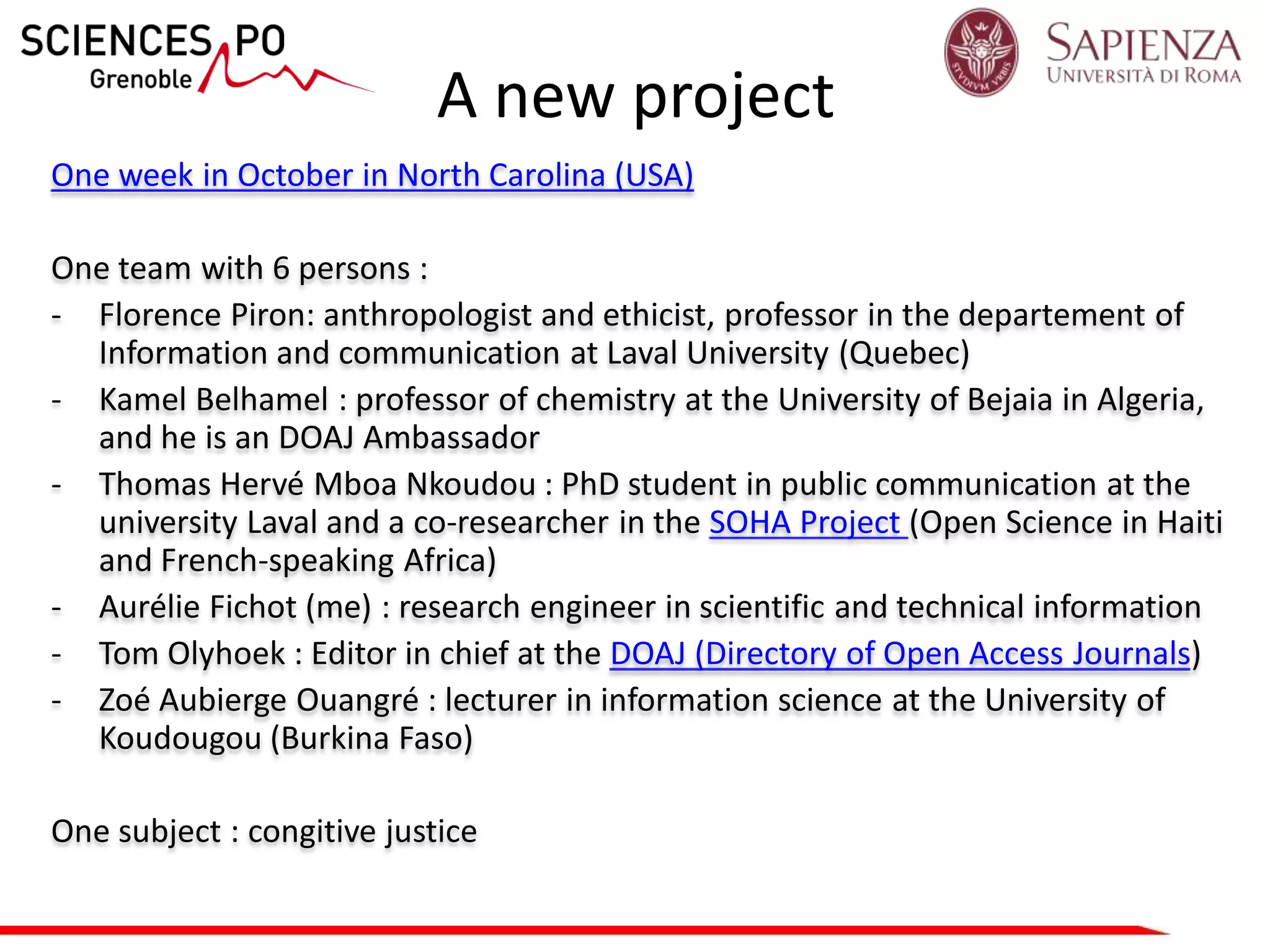 Sciences Po Grenoble library and Research, France | PPT