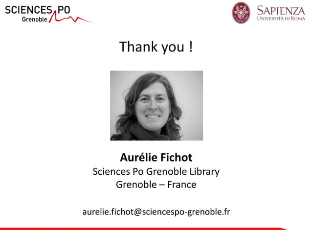 Sciences Po Grenoble library and Research, France | PPT