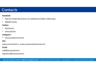 Aurelio Angelini: Visitor Centre of the Arab Norman Palermo (Italy) | PPT