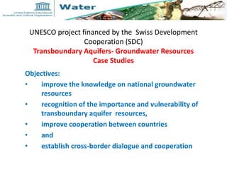 Aureli on going unesco gef projects | PPT