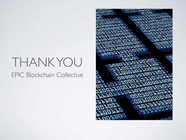 Blockchain Educational Framework - Course Overview | PPT