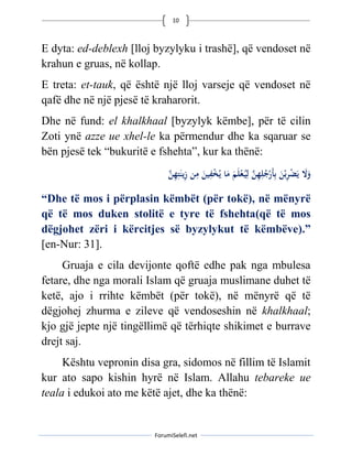 Aureti i muslimanes përpara grave | PDF