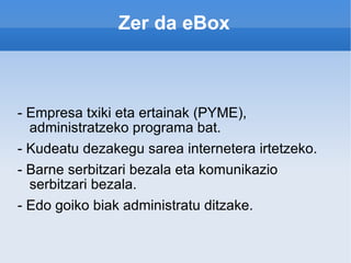 eBox-Platform | PPT