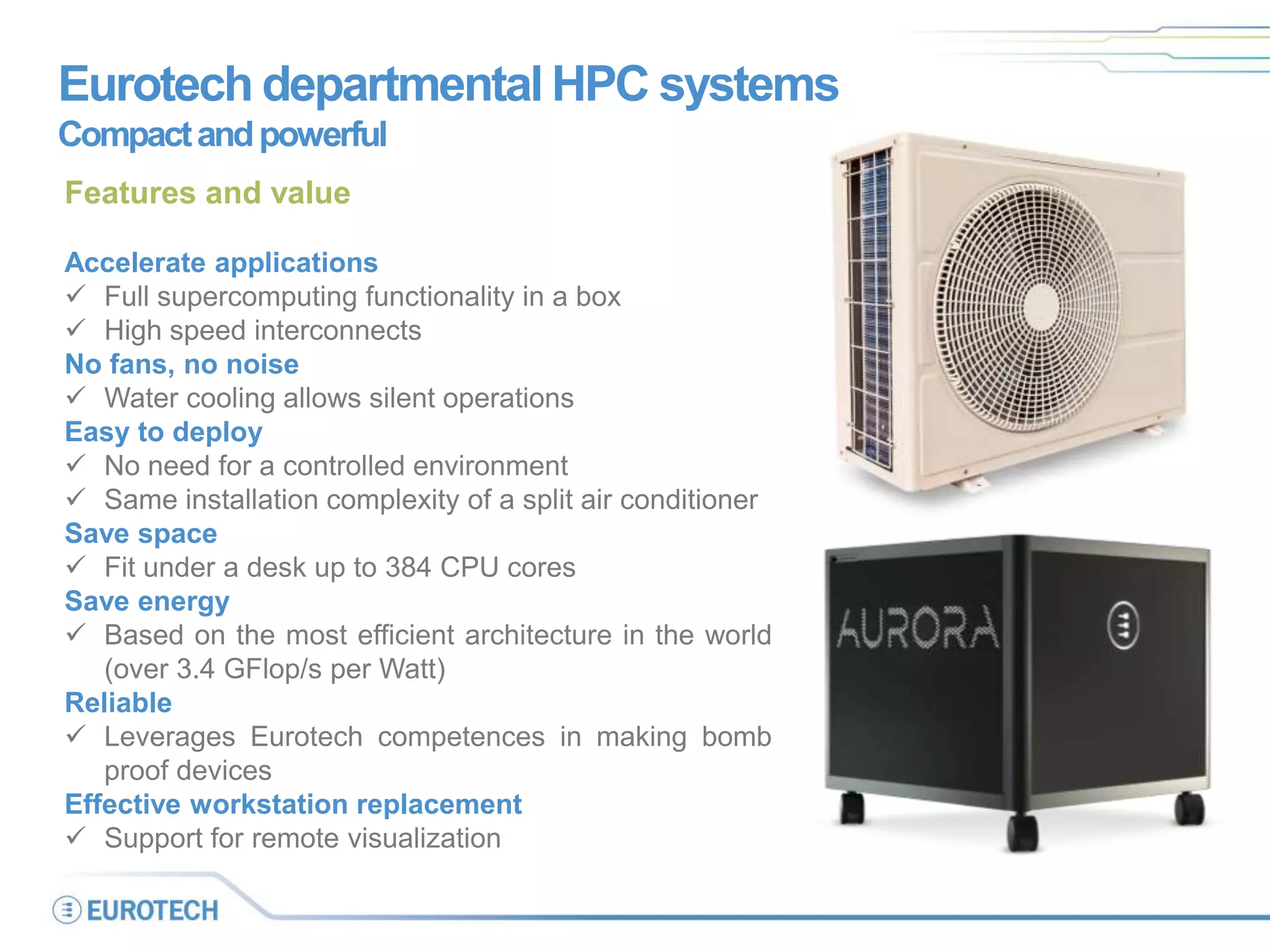 Aurora Departmental HPC Systems | PPTX | Computer Peripherals | Computing