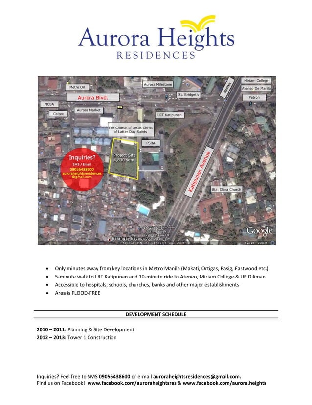 Aurora Heights Residences | PDF | Apartments | Real Estate