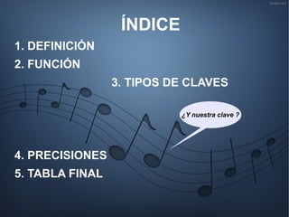 Las claves musicales | PPT