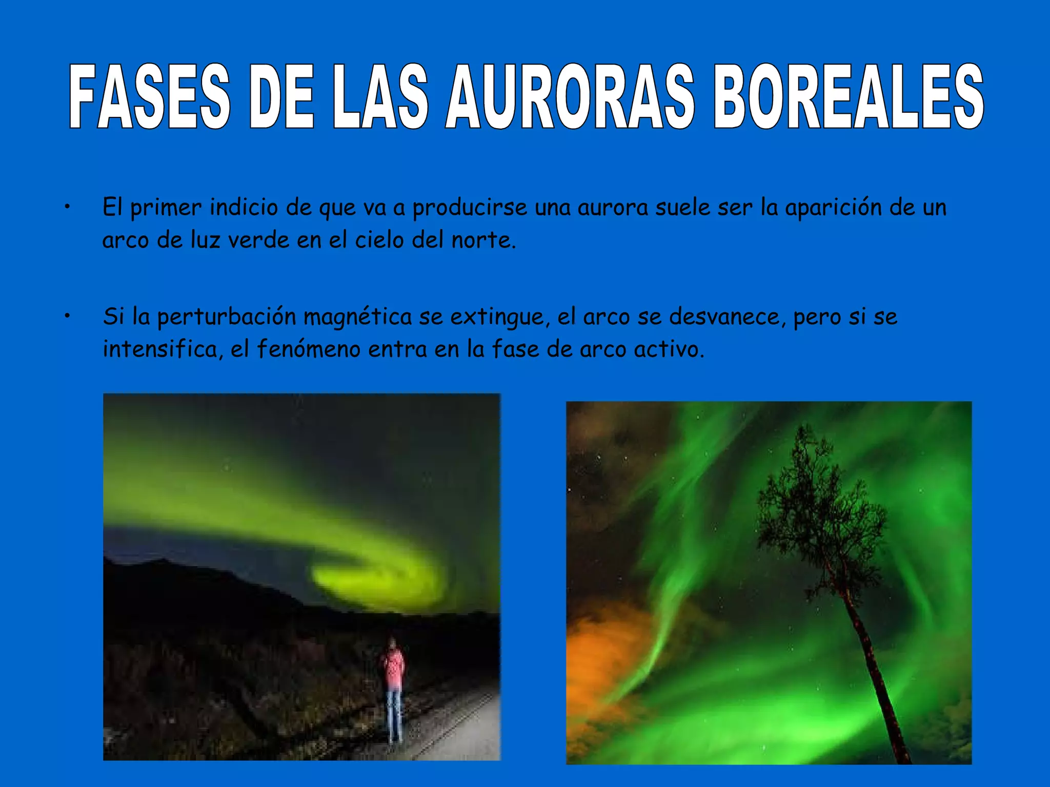 Auroras boreales y capas de la atmósfera | PPT