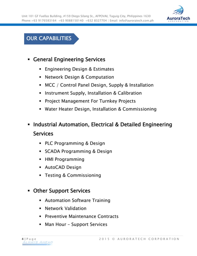 AuroraTech Corporation Company Profile | PDF