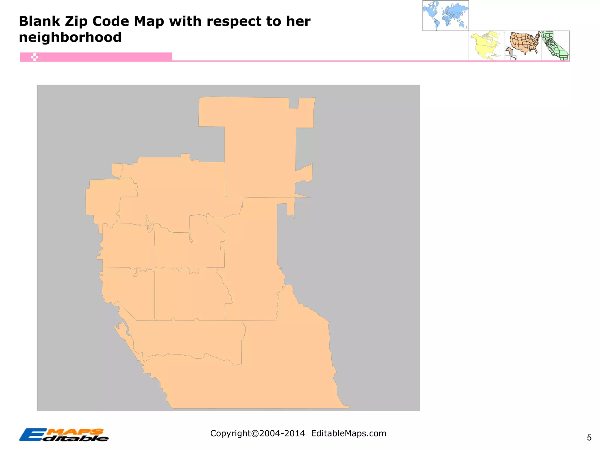 Aurora zip code map,Aurora editable map, Aurora Powerpoint map | PPT