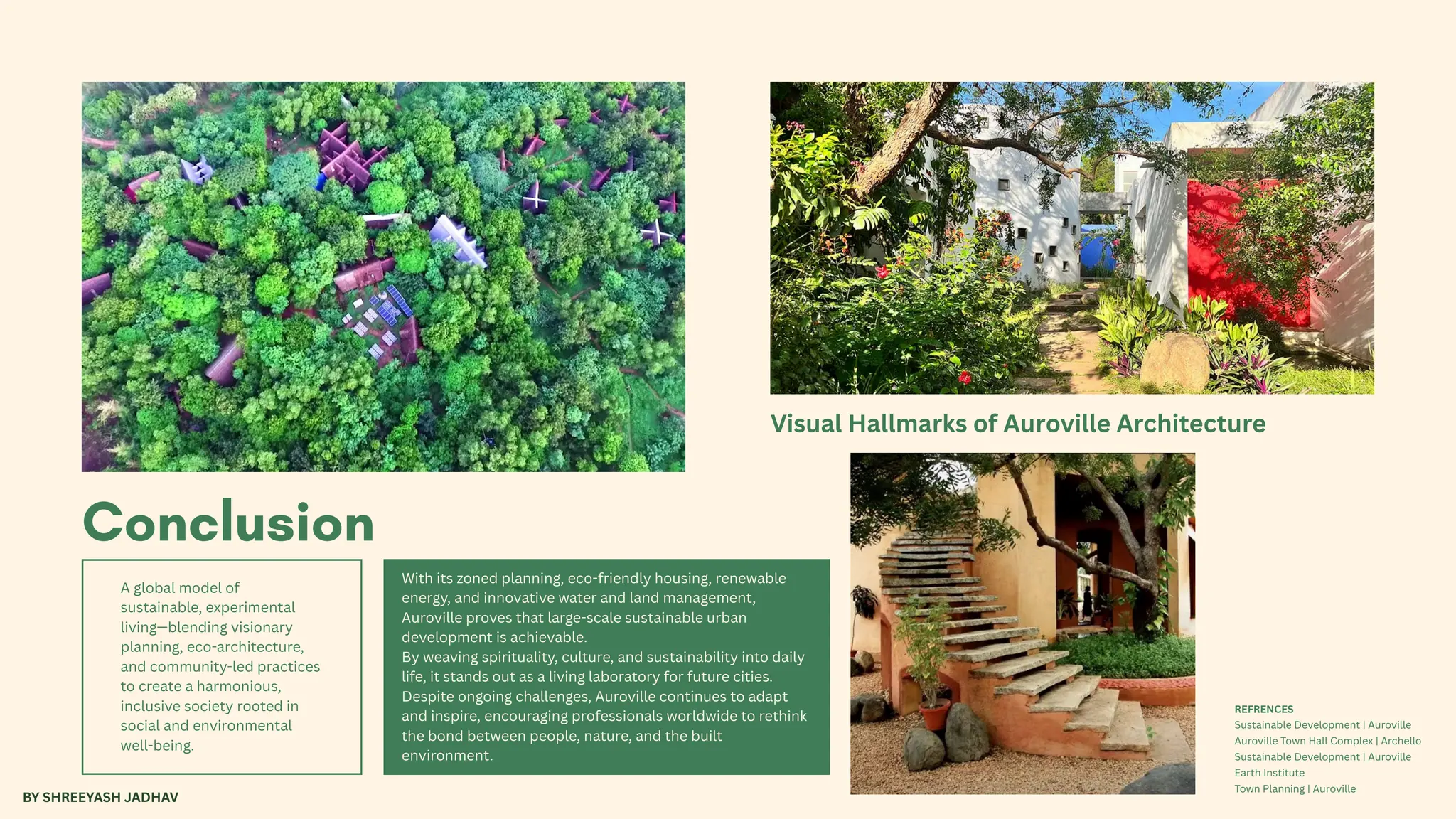 Auroville Case Study – A Sustainable Urban Community in India | PDF
