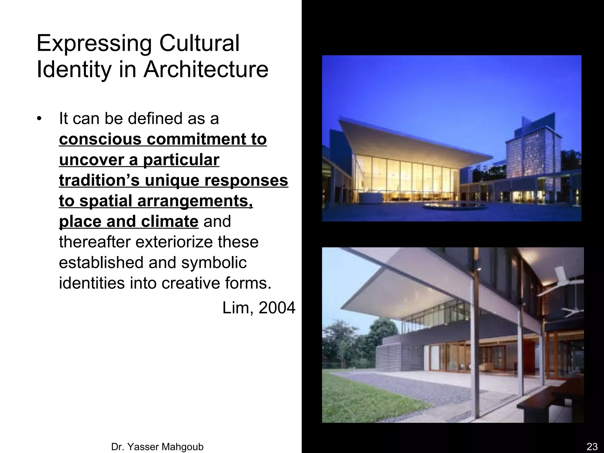 AUS 2006 architecture and identitiy presentation | PPT