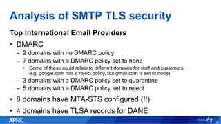 AusCERT2023: Analysis of SMTP TLS Implementations | PPT