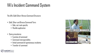 AusCERT 2023 - Non-linear, decentralised and multi-stakeholder incident ...