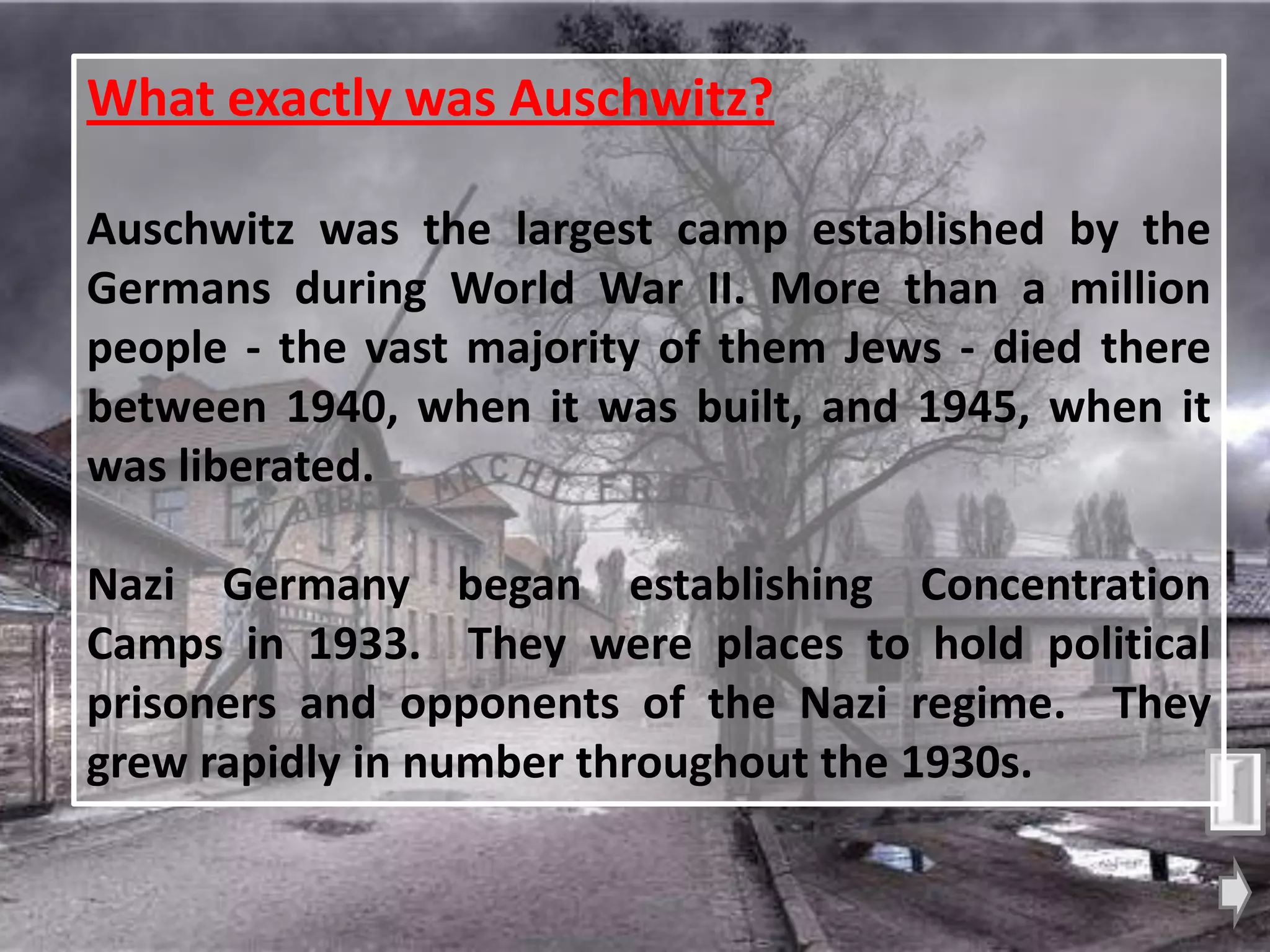 Auschwitz powerpoint | PPT