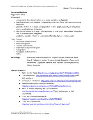 science g8 force motion | PDF