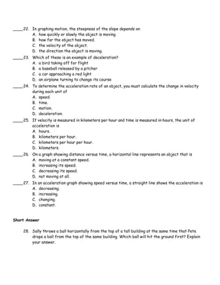 science g8 force motion | PDF