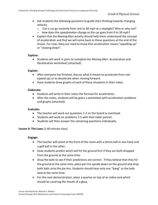 science g8 force motion | PDF