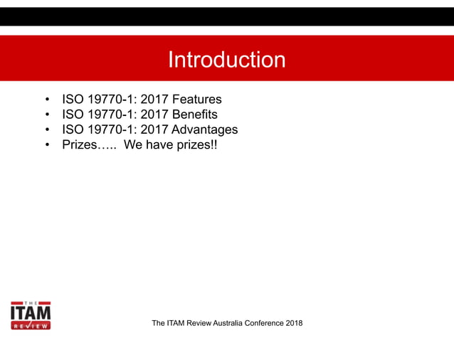 Australia Conference 2018_ISO 19770 – How it’s changed and how it can ...