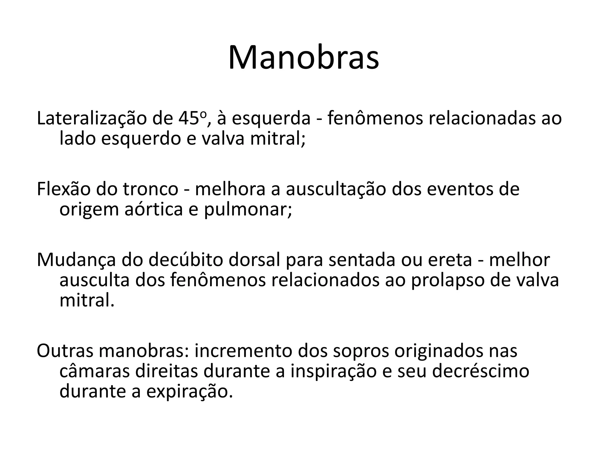 Ausculta cardíaca | PPT