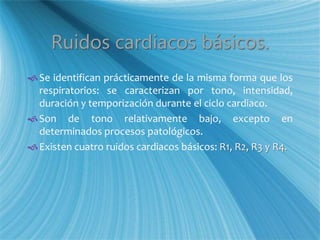 [Propedéutica y Semiología] Exploración Física: Auscultación Cardiaca ...