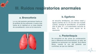 auscultacion pulmonar, ruidos traqueales .pptx
