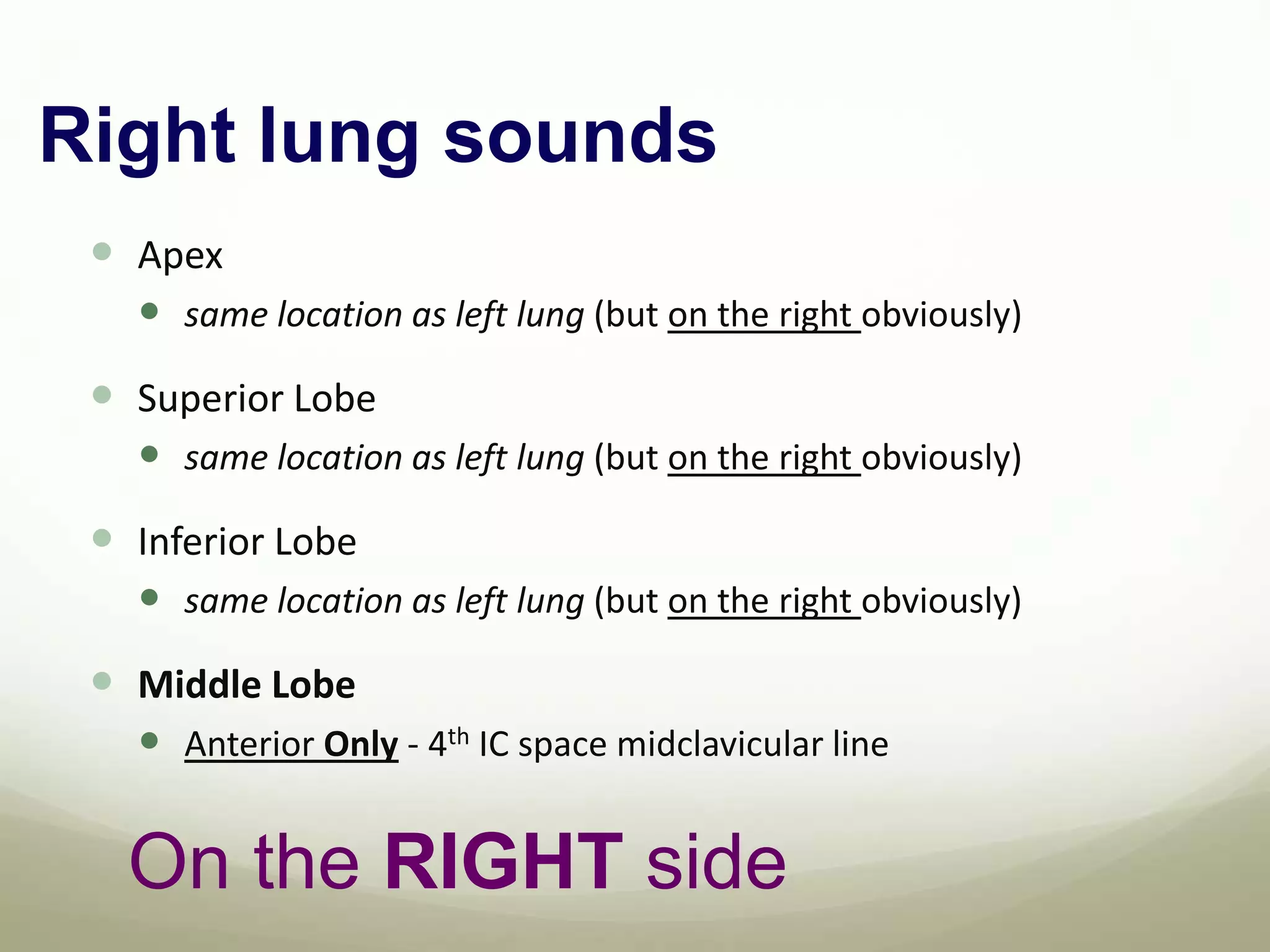 Chest Auscultation | PPTX