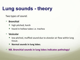 Chest Auscultation | PPTX