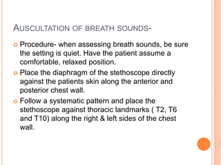 Auscultation | PPTX