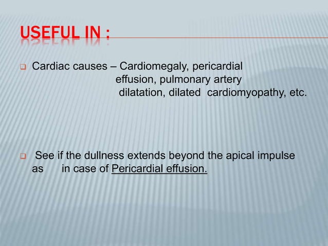 percussion and Auscultation of cardiovascular system with heart sounds ...