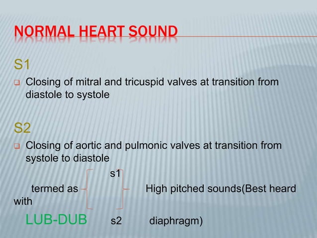 percussion and Auscultation of cardiovascular system with heart sounds ...