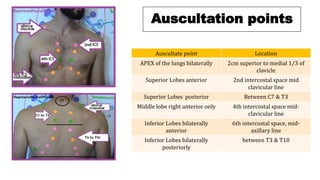 Auscultation of lungs and heart | PPT