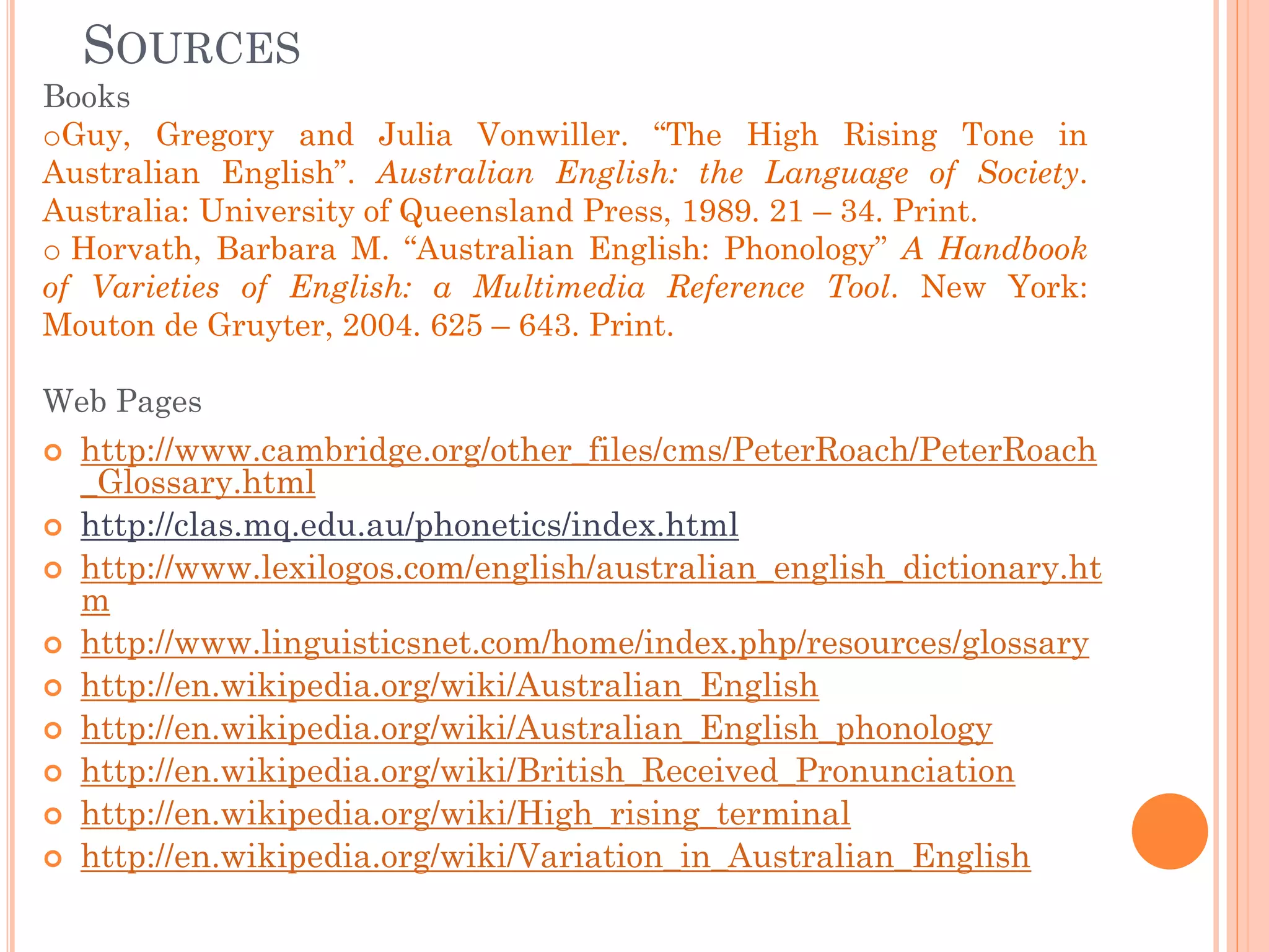 Australian English vs. Standard British English | PDF
