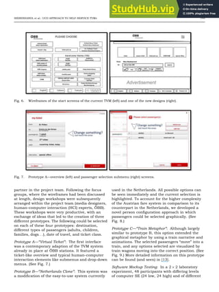 A User-Centered Design Approach To Self-Service Ticket Vending Machines | PDF | Computer ...