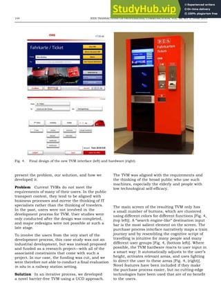 A User-Centered Design Approach To Self-Service Ticket Vending Machines ...
