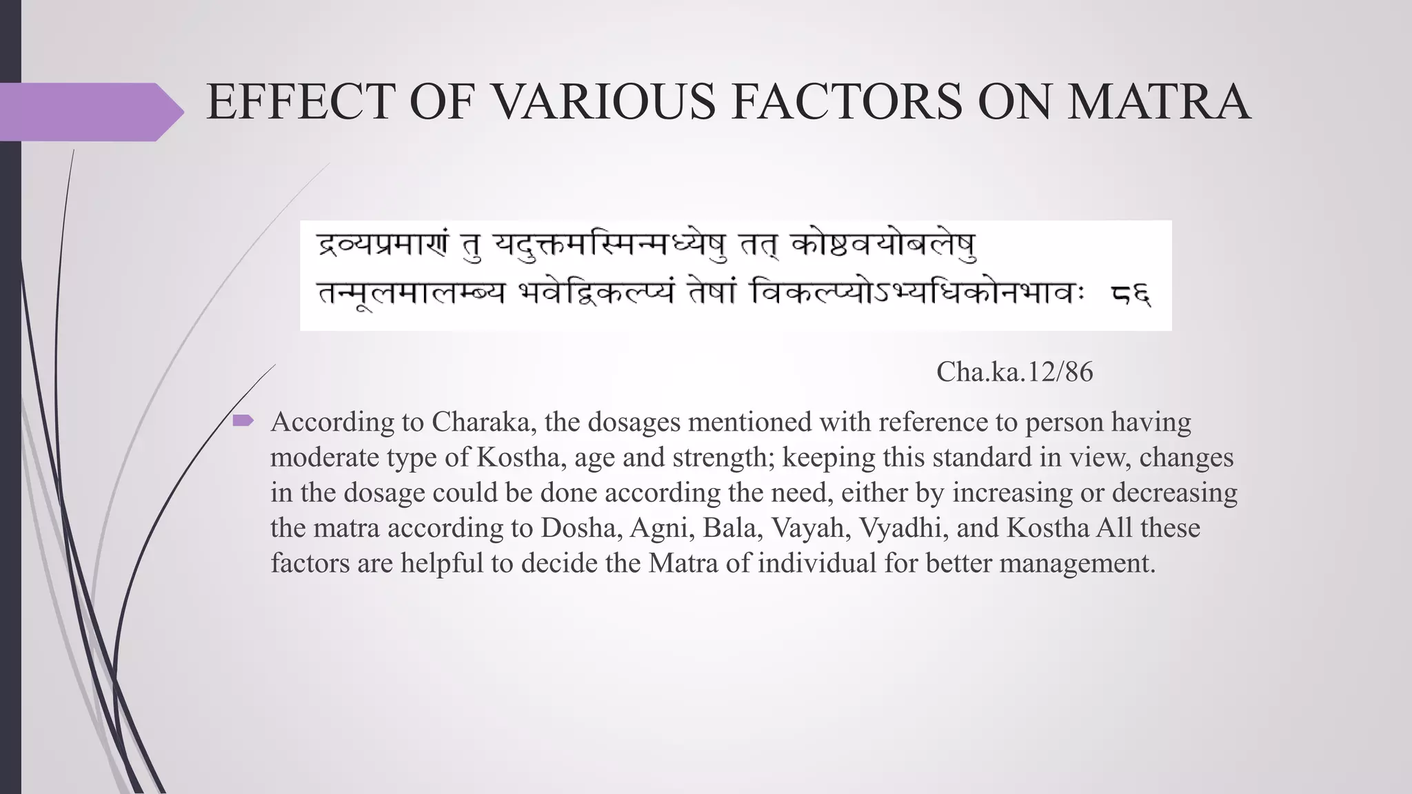 Aushadh matra in ayurveda | PPTX