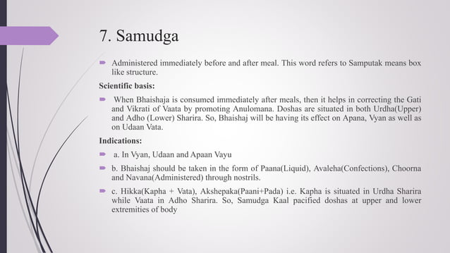 Aushadh matra in ayurveda | PPTX