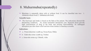 Aushadh matra in ayurveda | PPTX