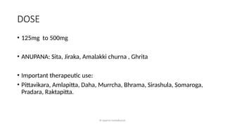 AUSHADI KALPA I.pptx as per Aushadhi Kalpa I | PPTX
