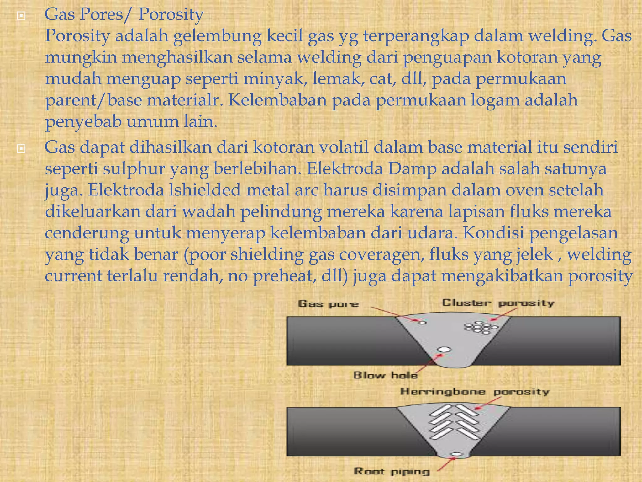 Pengelasan, Weld defect, Cara penggunaan Las SMAW | PPTX