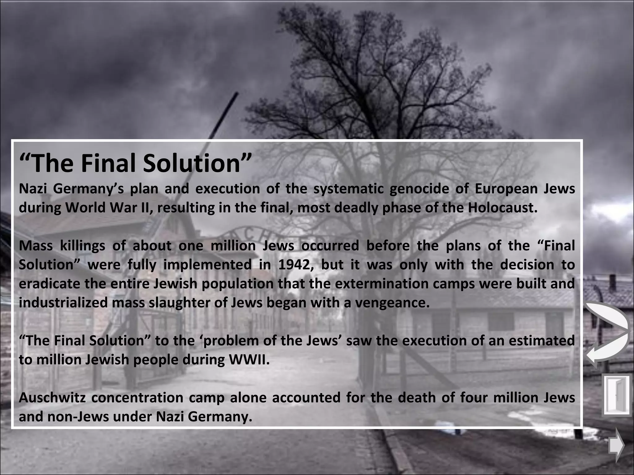 PowerPoint: Auschwitz Concentration Camp | PPT