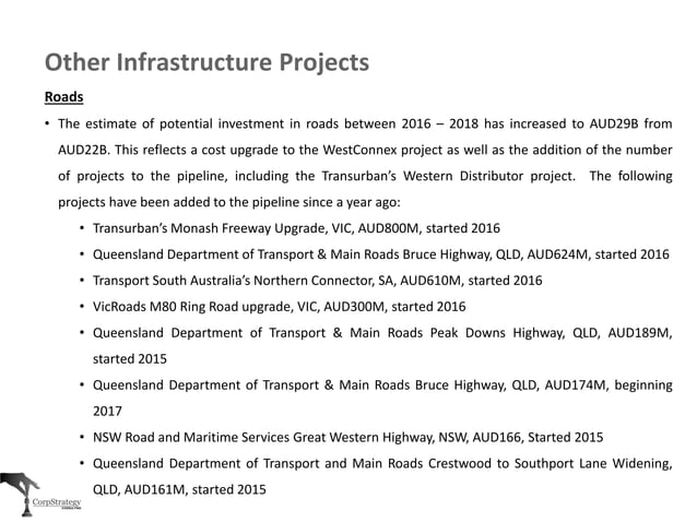 Australia infrastructure project report | PDF | Australia and Oceania ...