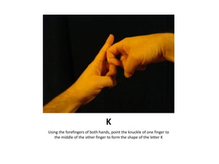 Auslan Alphabet Introductions | PDF