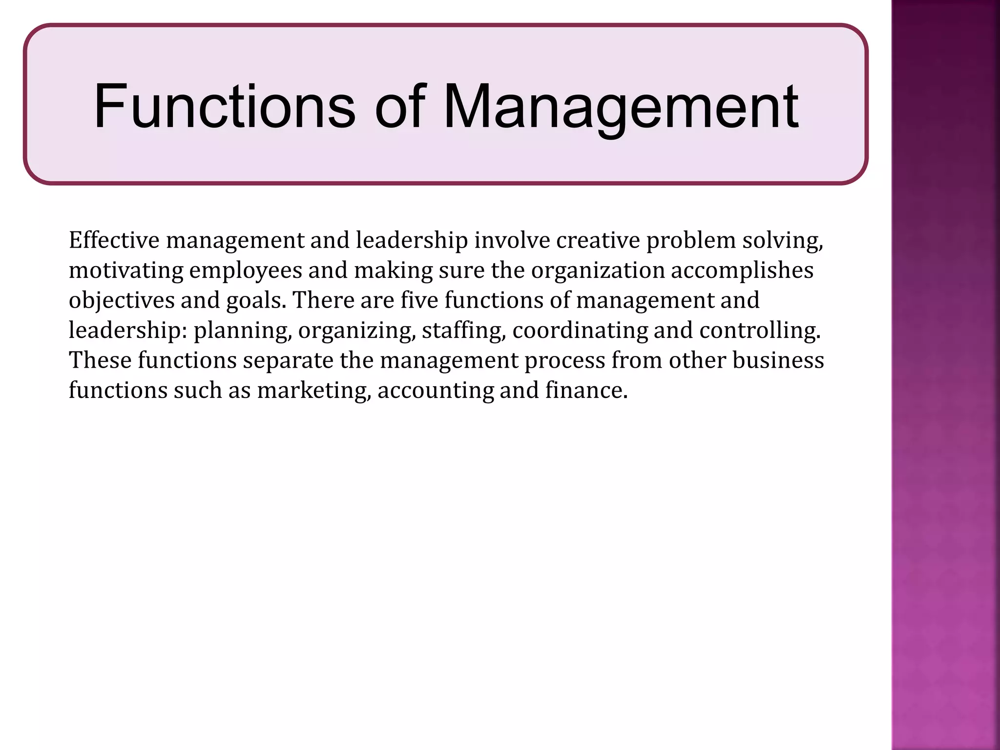 Management Functions by Dr Madhukar Angur | PPT