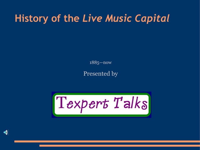 Austin Live Music History | PPT