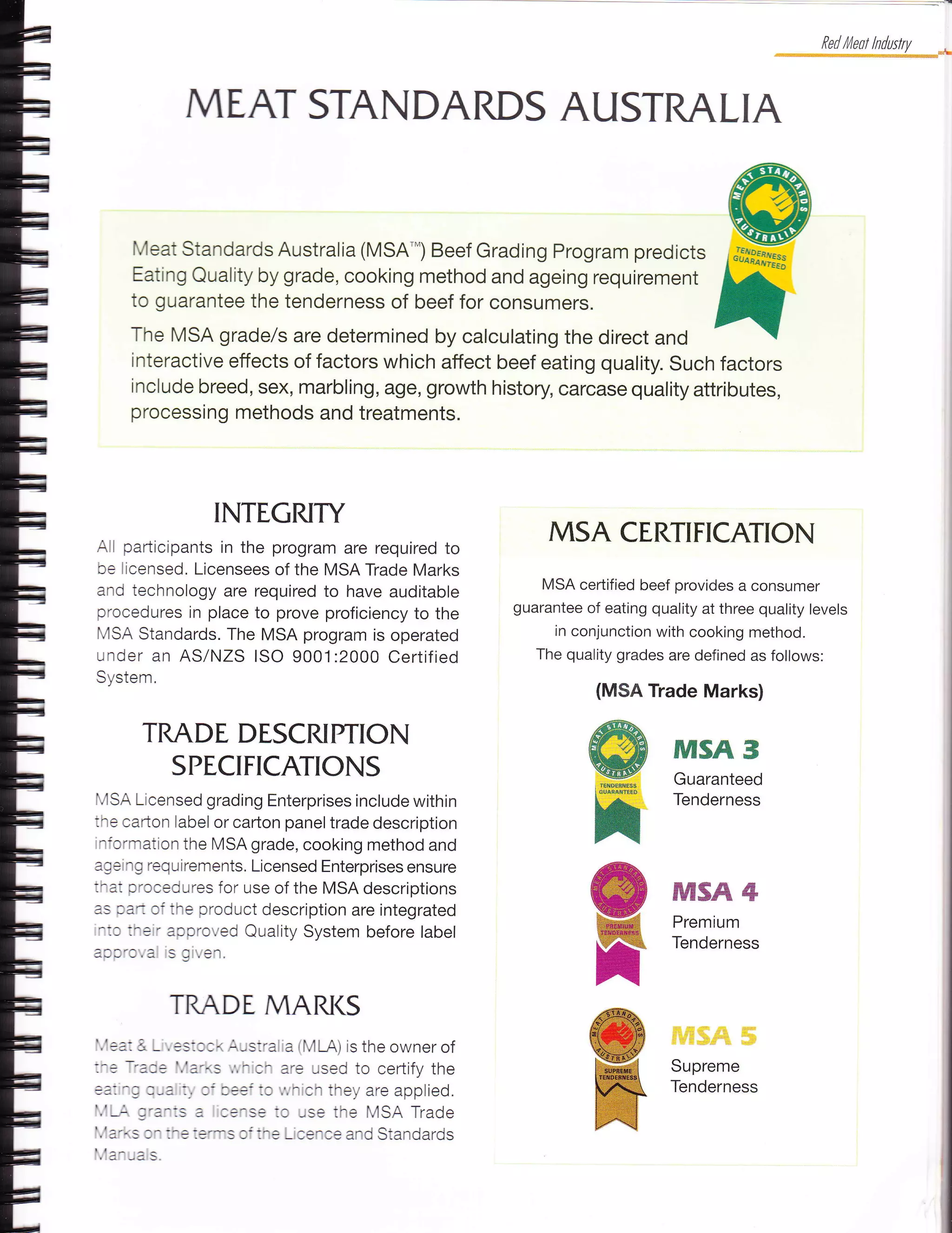 AUSMEAT Handbook Australian Meat | PDF