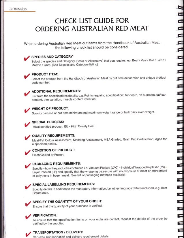 AUSMEAT Handbook Australian Meat | PDF | Food & Drink